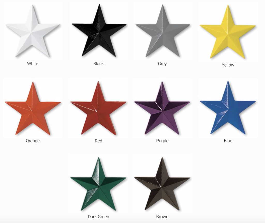 Options For Fonts & Finishes on metal signs - All Star Bronze