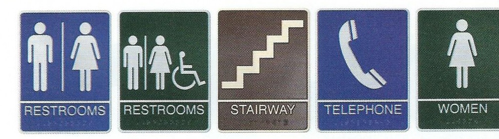 ADA Restroom Signs | Lifetime Guaranteed Signs | All Star Bronze