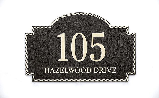 House Numbers | Address Plaques | Address Signs - All Star Bronze