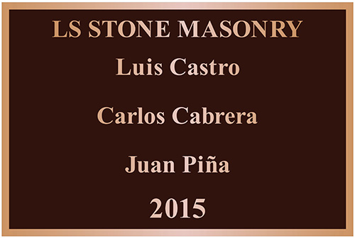 Cast Bronze Plaques | Cast Bronze Signs - All Star Bronze